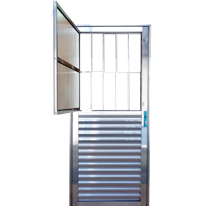 Porta POP Social com Postigo – Esquadrigui | Esquadrias de Alumínio